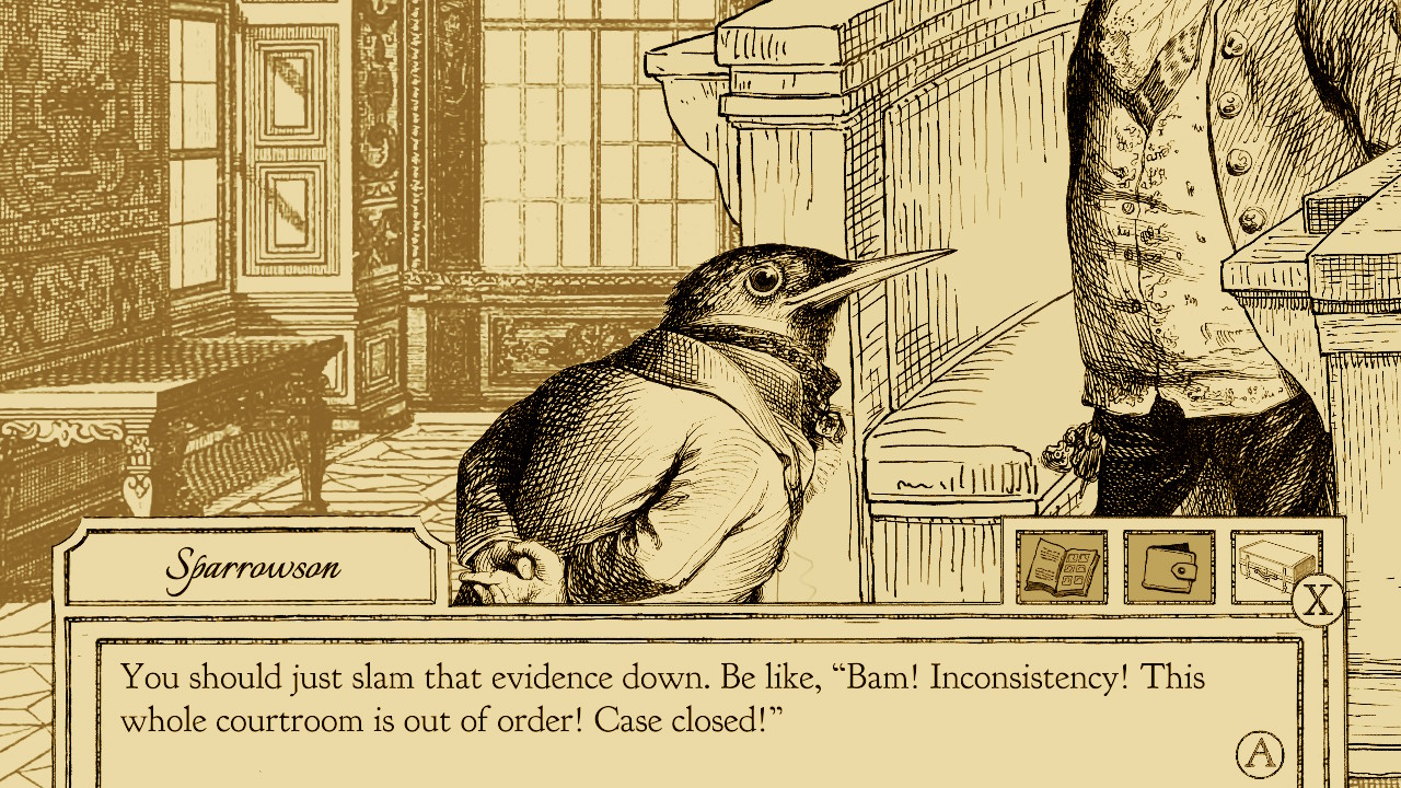 Review: Aviary Attorney: Definitive Edition (Switch) – that's all games