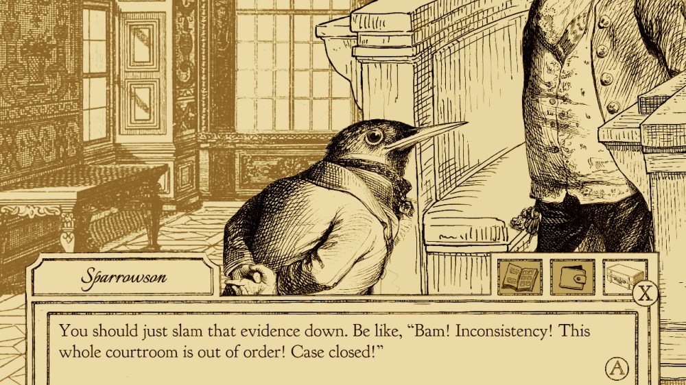 Review: Aviary Attorney: Definitive Edition (Switch) – that's all games